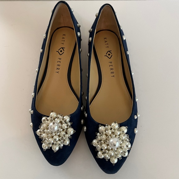 Katy Perry Collections | Shoes | Katy Perry The Lady Navy Blue Pearl ...